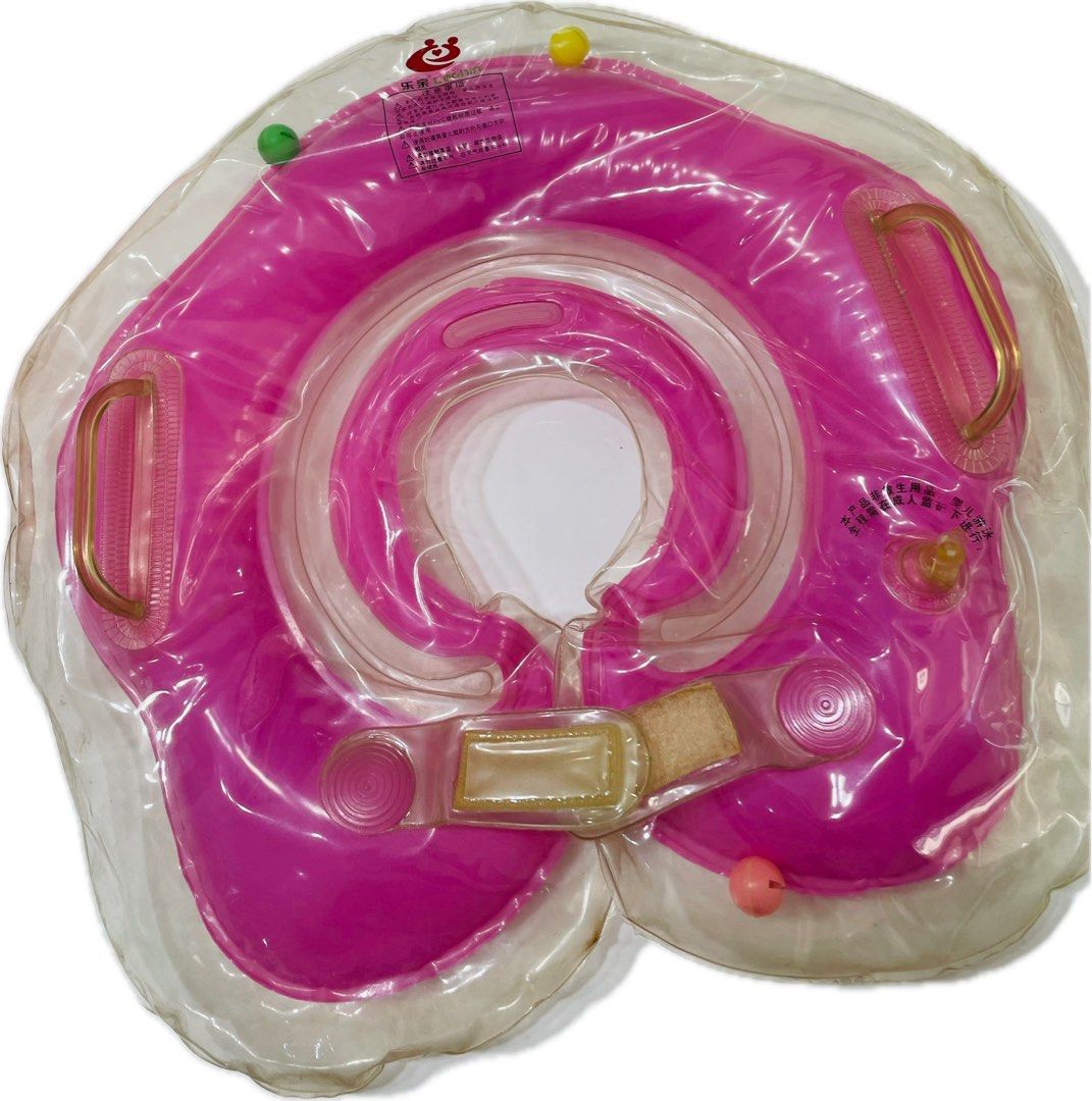 Baby Pink Swimming Float Neck Round Adjustable Chip Velcro, Hobbies ...