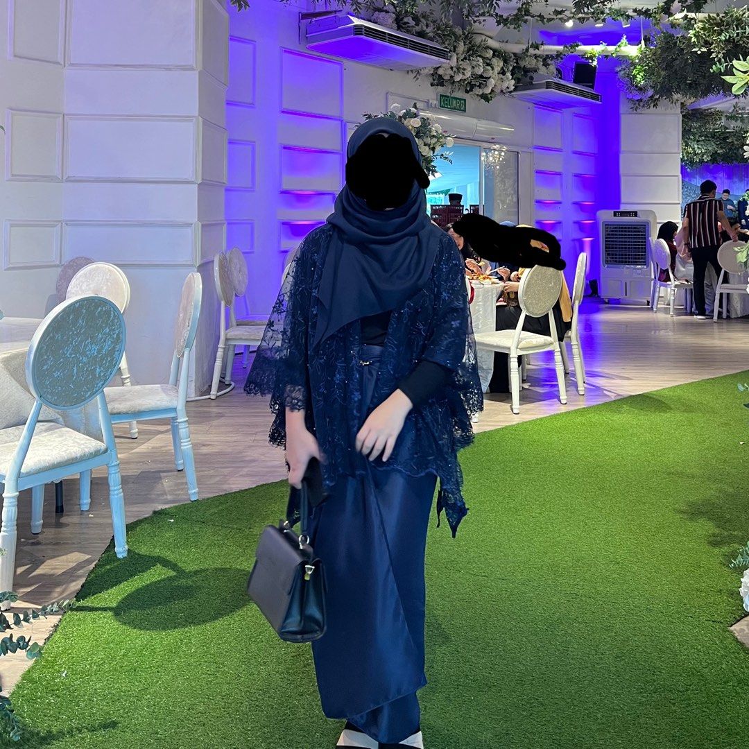 Baju lace indonesia with skirt pareo, Women's Fashion, Muslimah Fashion ...