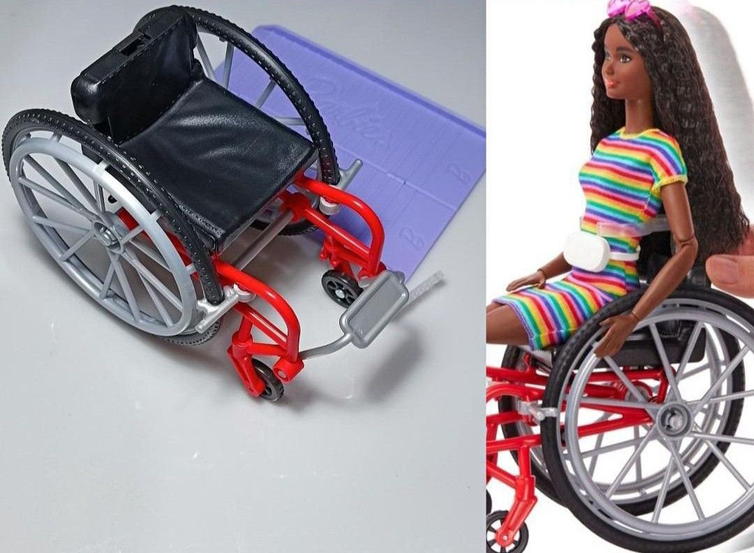Barbie doll wheelchair, Hobbies & Toys, Toys & Games on Carousell