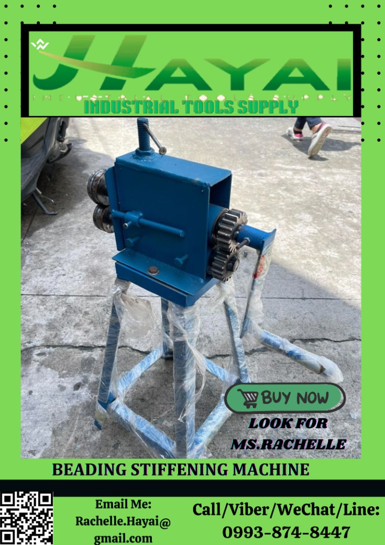 BEADING STIFFENING MACHINE, Commercial & Industrial, Industrial ...