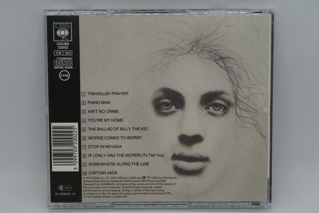 BILLY JOEL : PIANO MAN CD ALBUM (AUSTRIA 1990 PRESS) - HTF, Hobbies ...