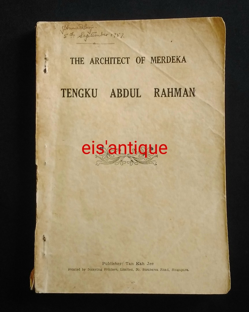 Book - the architect of merdeka tengku abdul rahman, Hobbies & Toys ...
