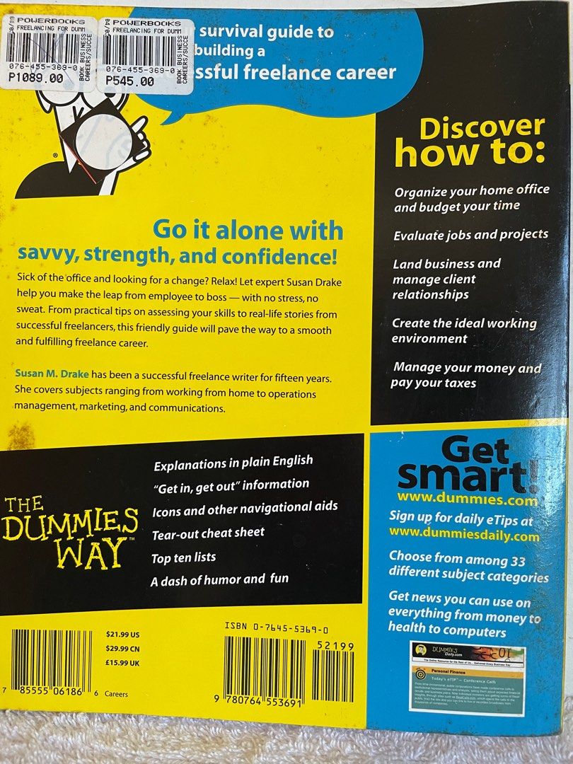 Book: Freelancing For Dummies, Hobbies & Toys, Books & Magazines ...