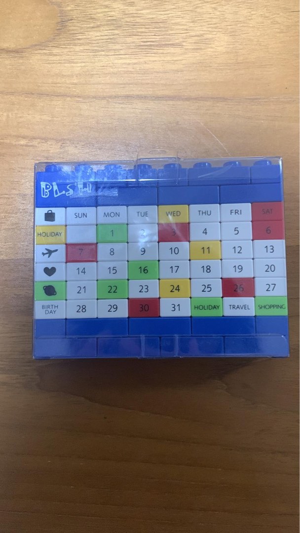 brick calendar, Hobbies & Toys, Toys & Games on Carousell