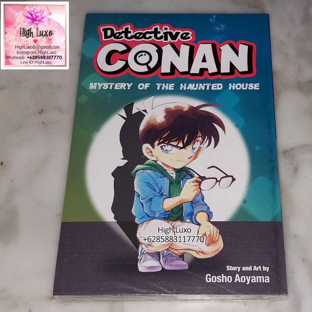 Buku Komik Detective Conan Mystery Of The Haunted House Comic English Book Impor Import Manga ...