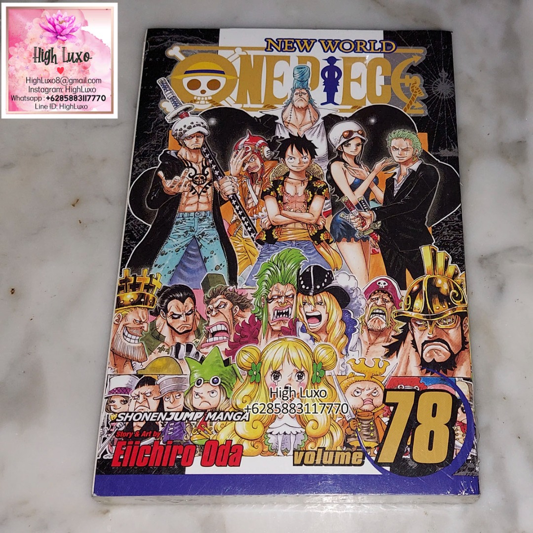 Buku Komik New World One Piece Vol 78 Comic English Book Impor Import ...