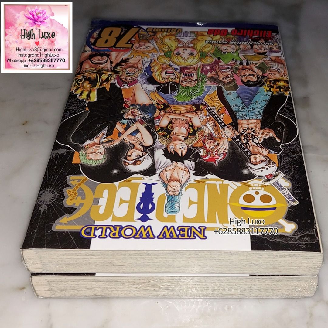 Buku Komik New World One Piece Vol 78 Comic English Book Impor Import ...