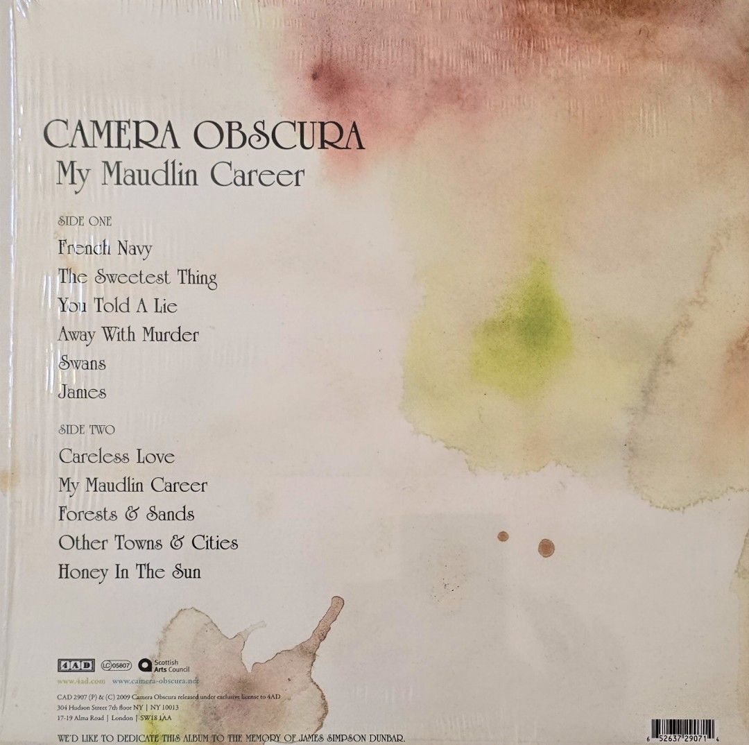 Camera Obscura - My Maudin Career, Hobbies & Toys, Music & Media ...