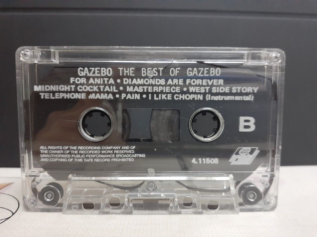 (Cassette) Gazebo The Best Of Gazabo, Hobbies & Toys, Music & Media ...