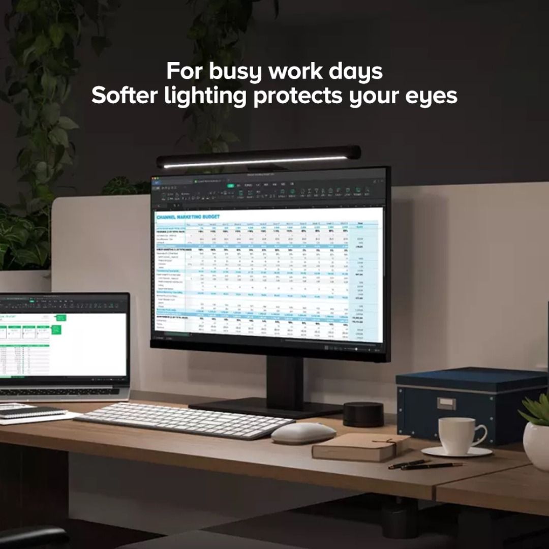 XIAOMI Computer Monitor Light Bar No Screen Reflection Wireless Remote ...