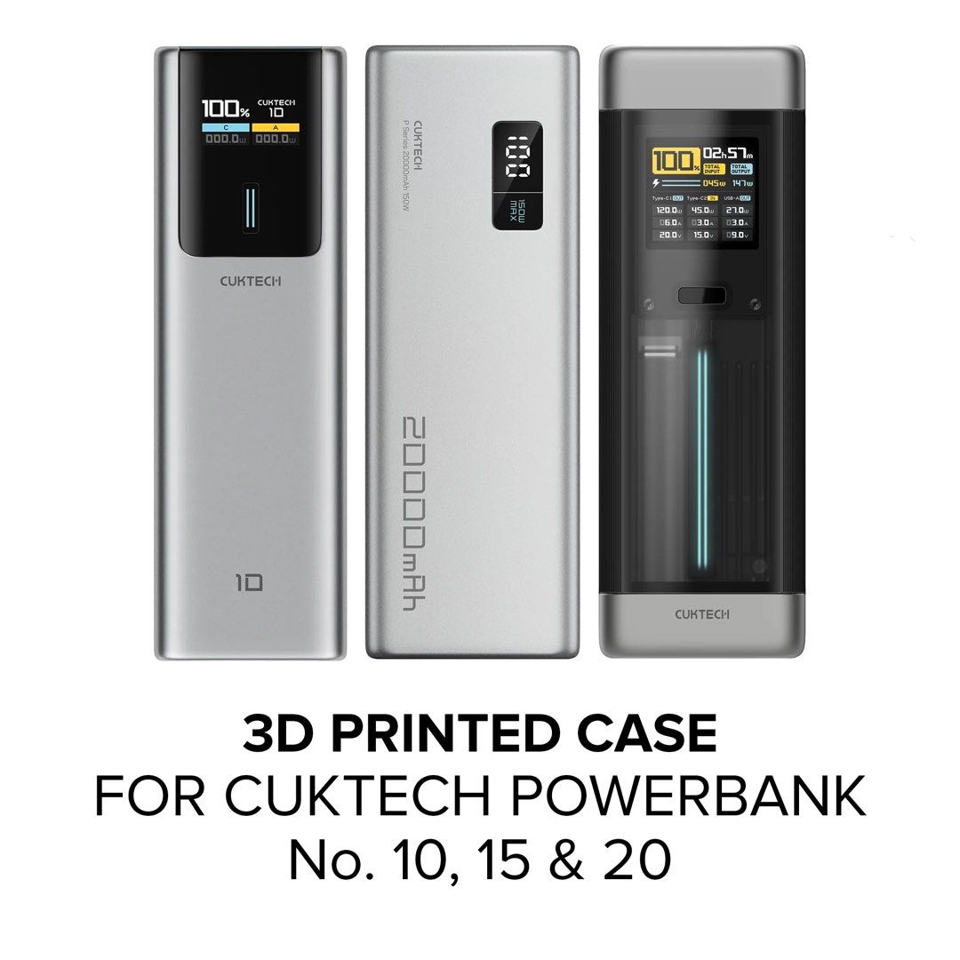 CUKTECH Powerbank 3D Printed Case for No. 10, 15 & 20 on Carousell