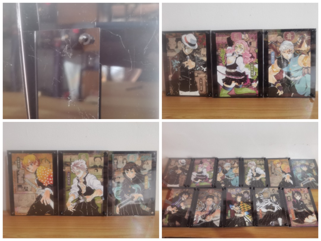 Demon Slayer Post Cards w/ Acrylic Holders Set, Hobbies & Toys ...