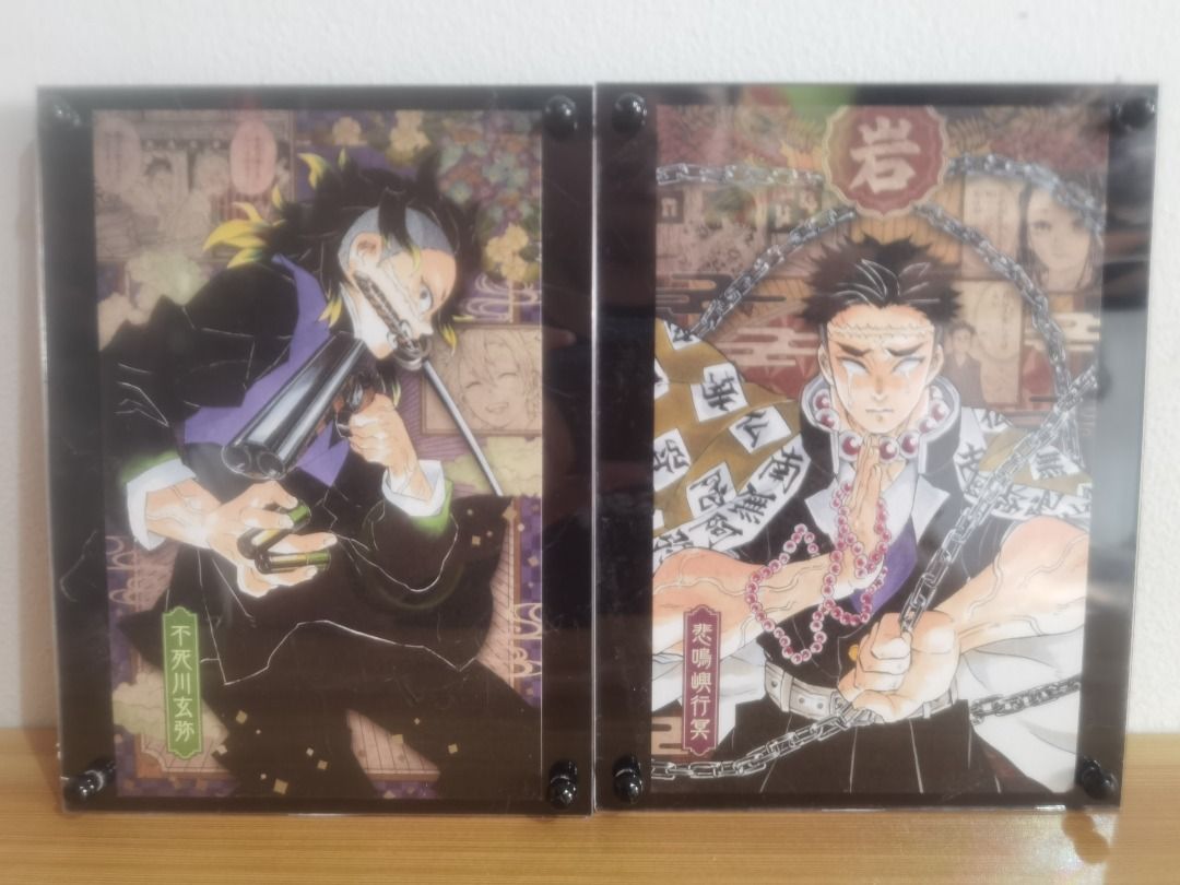 Demon Slayer Post Cards w/ Acrylic Holders Set, Hobbies & Toys ...