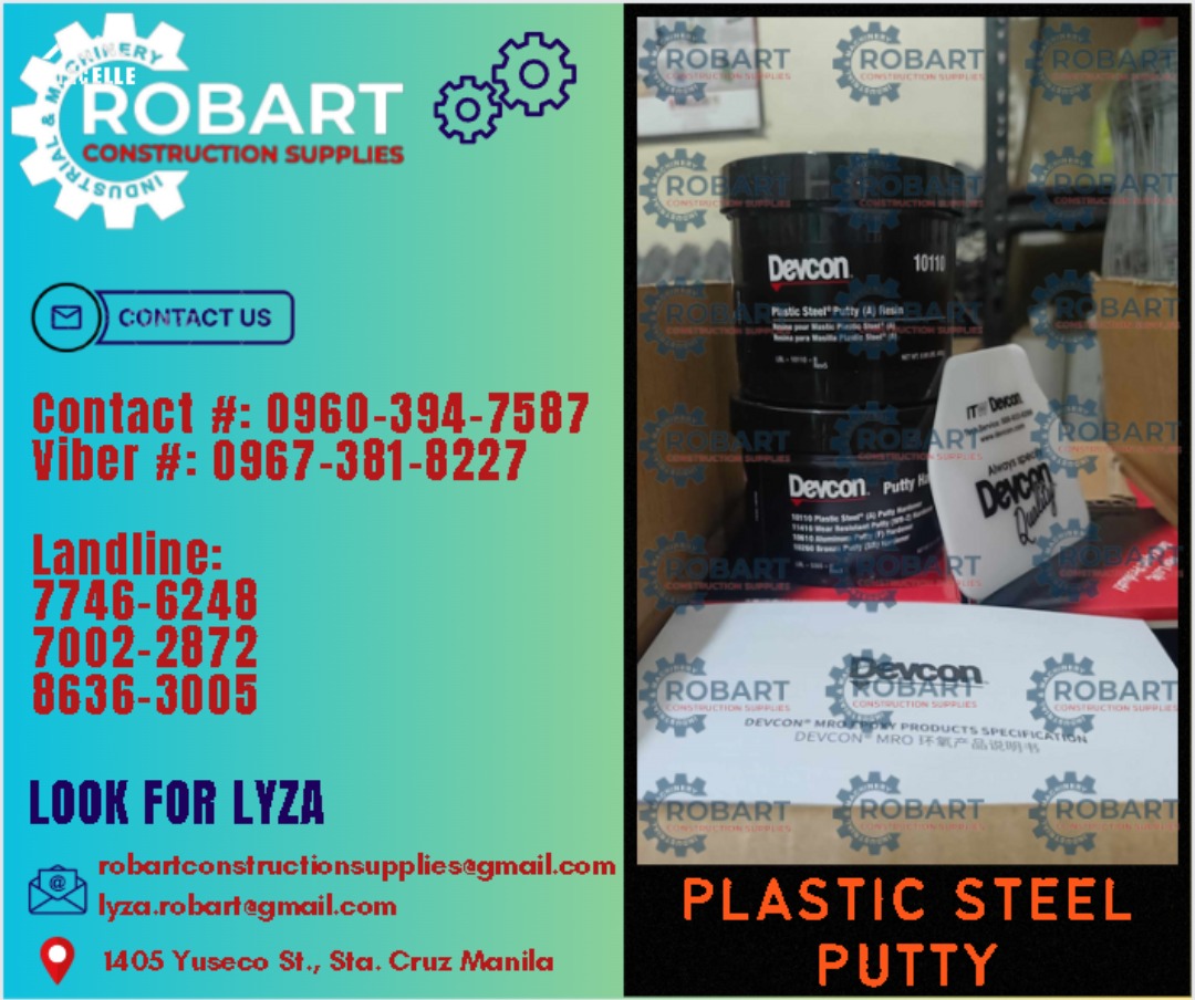 Devcon Plastic Steel Putty, Commercial & Industrial, Construction Tools ...