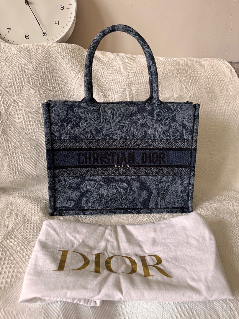 Dior Book Tote Medium Dior Riviera, Luxury, Bags & Wallets on Carousell