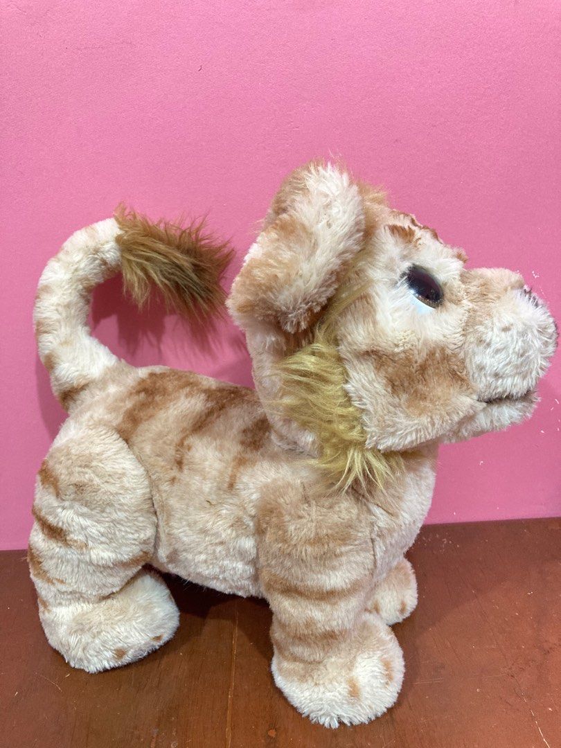 Disney The Lion King Mighty Roar Simba Interactive Plush Toy, Brought ...