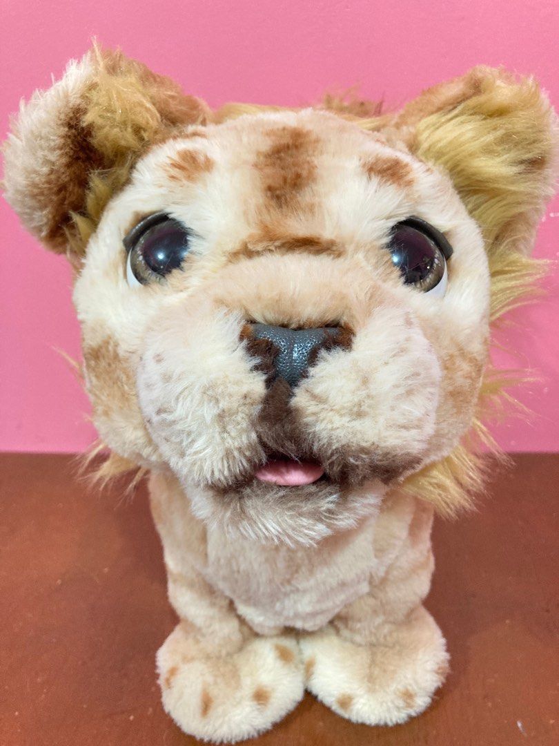 Disney The Lion King Mighty Roar Simba Interactive Plush Toy, Brought ...