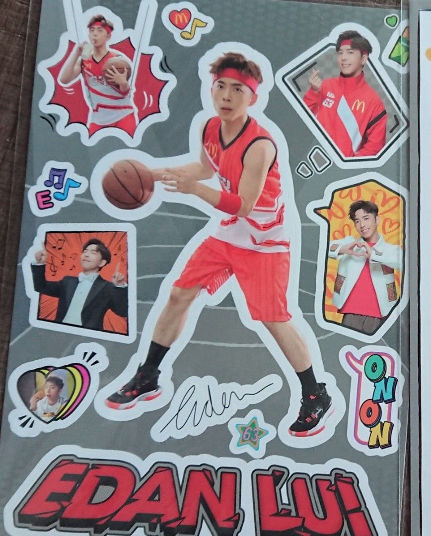 EDAN ANSONLO絕版M記貼紙, 興趣及遊戲, 收藏品及紀念品, 明星周邊 - Carousell