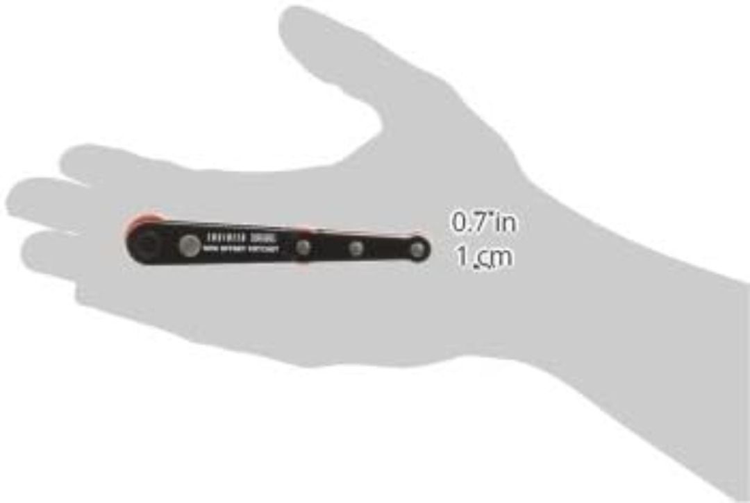 ENGINEER - Super Low Profile head Offset Ratchet Screwdriver with 4 bit ...
