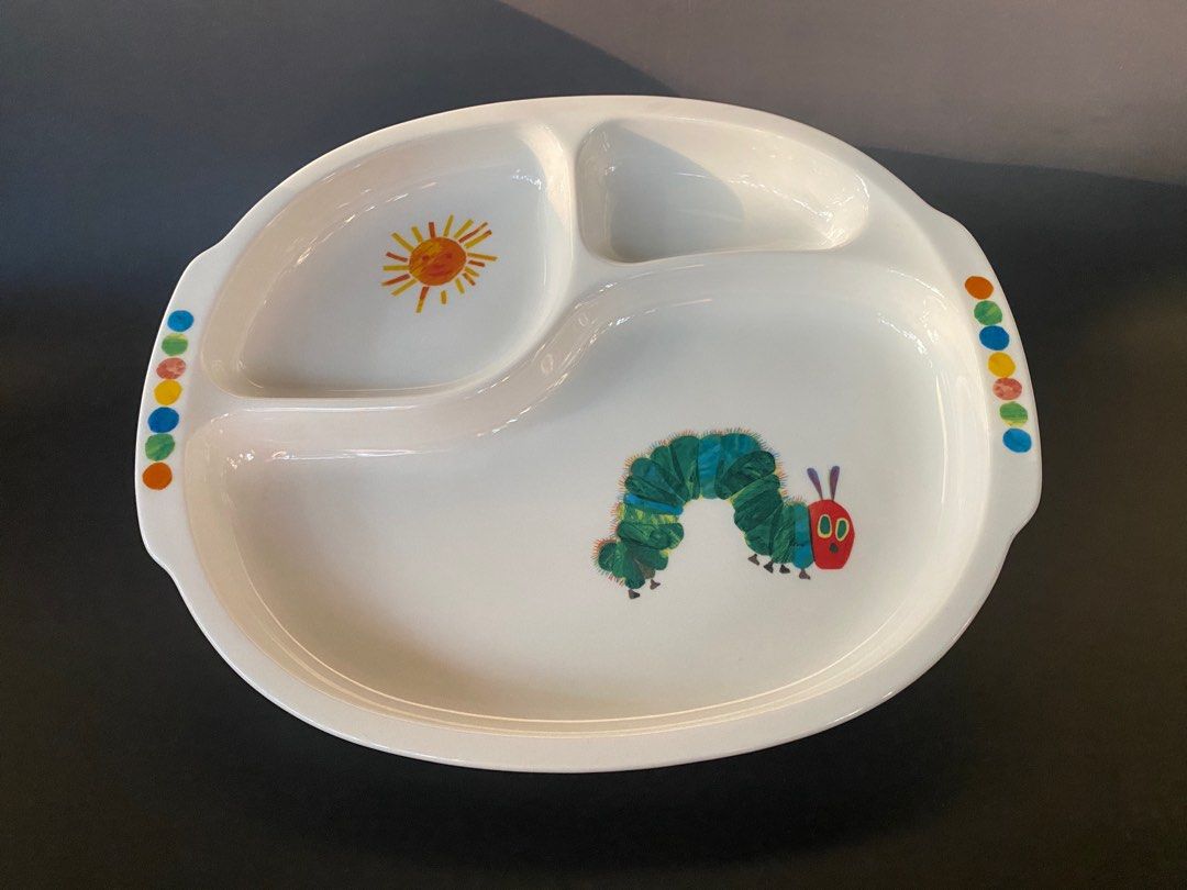 Eric Carle: The Very Hungry Caterpillar Dinner Lunch Divided Plate ...