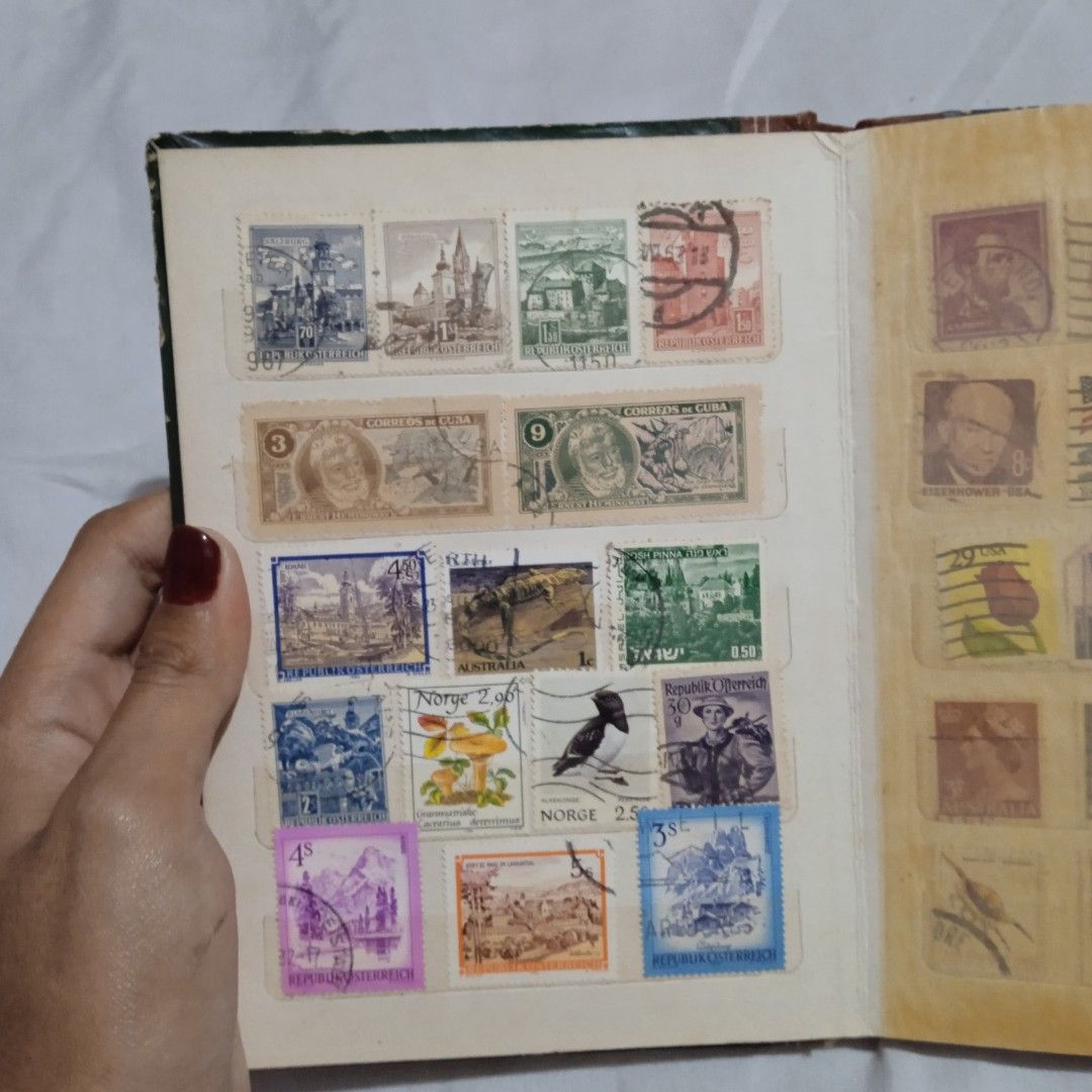 filateli full ambum stamps luar dan dalam negeri perangko jadul vintage ...
