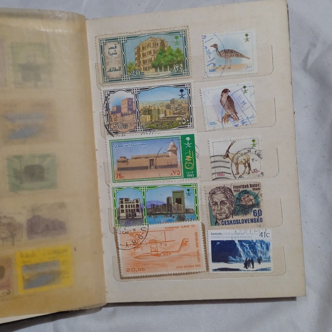 filateli full ambum stamps luar dan dalam negeri perangko jadul vintage ...