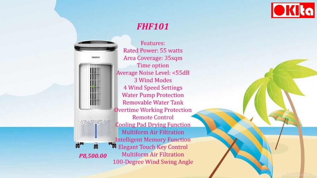 Firefly Smart Wi-Fi Vortex Air Cooler - FHF106, TV & Home Appliances ...