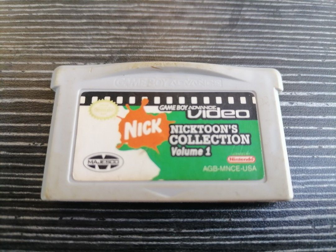 Gameboy advance movie Nicktoons collection volume 1(original), Video ...
