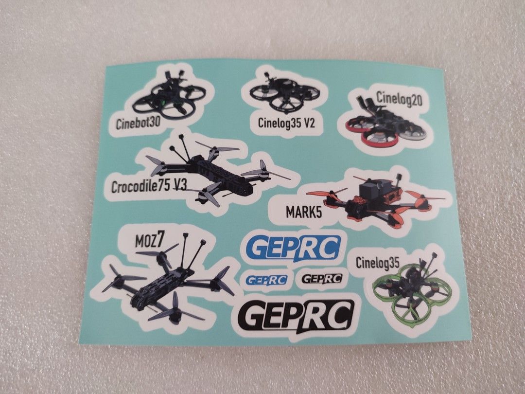 Geprc FPV Drone Sticker, Photography, Drones on Carousell