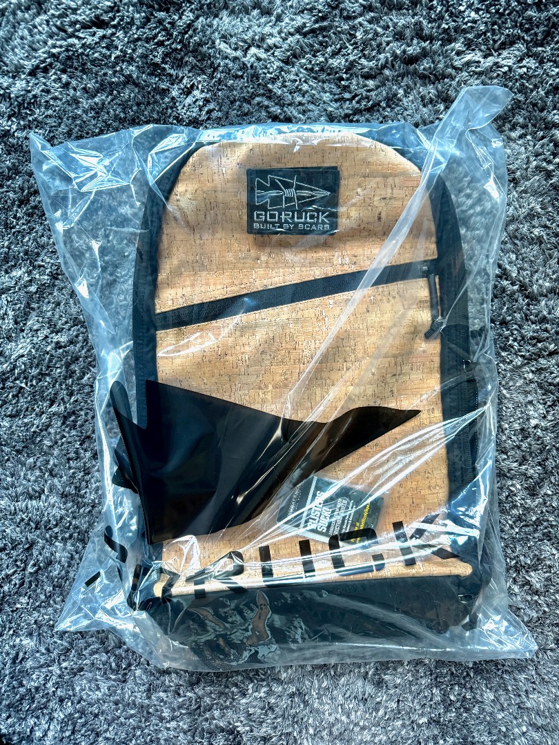 GORUCK Bullet Ruck Heritage Built by SCARS Black + Natural Cork, Men's ...
