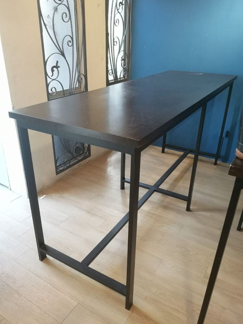 High Rise Table/Bar Dining Table, Furniture & Home Living, Furniture ...