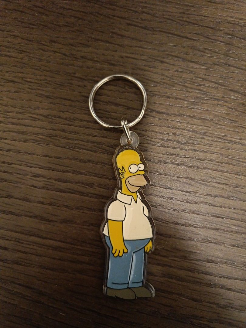 Homer Simpson keychain, Hobbies & Toys, Toys & Games on Carousell