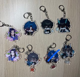 honkai star rail hsr keychain merch blade danheng imbibitor lunae ...
