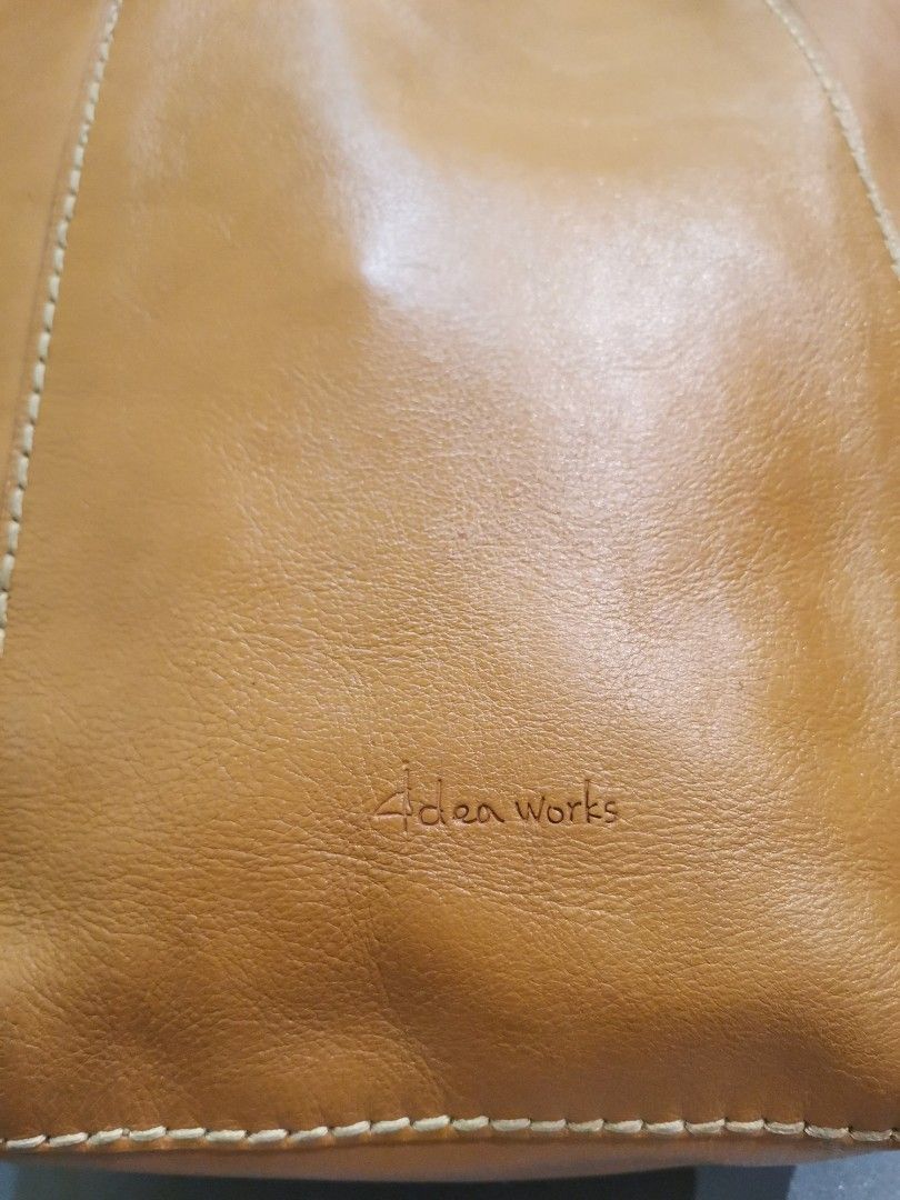 Idea works leather tote bag, Women's Fashion, Bags & Wallets, Tote Bags ...