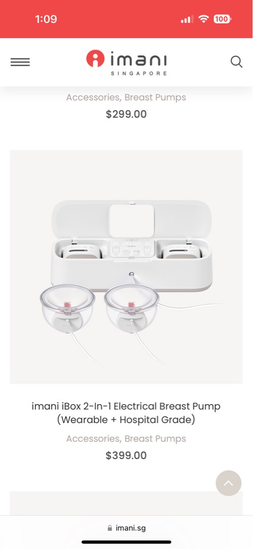 Imani iBox 2-in-1 Hospital Grade Pump, Babies & Kids, Nursing & Feeding ...