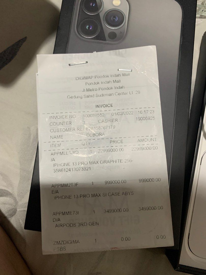 Iphone 13 Pro Max 256 Ibox Digimap Resmi, Telepon Seluler & Tablet ...