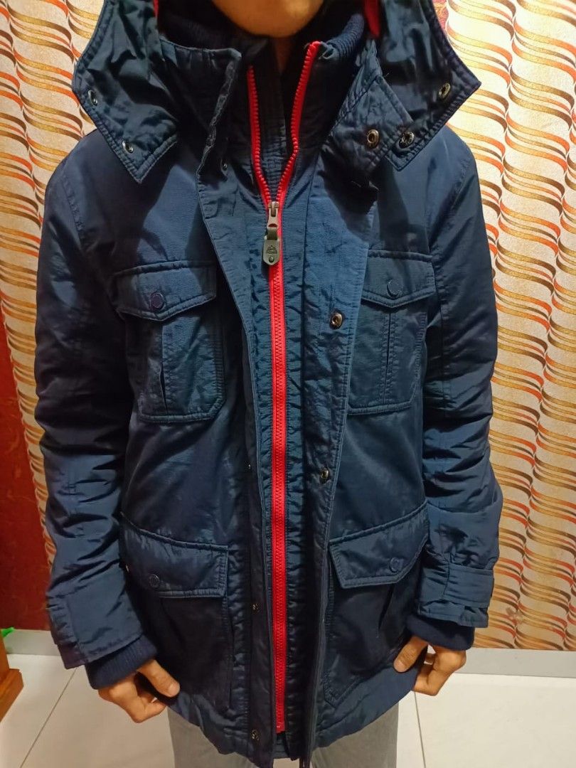 Jaket tebal polham, Fesyen Pria, Pakaian , Baju Luaran di Carousell