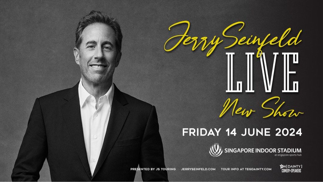 Jerry Seinfeld Live in Singapore 2024 - Cat 6, Tickets & Vouchers ...