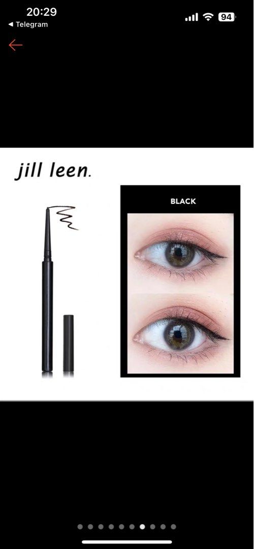 Jill Leen Colour Gel Eyeliner (BL BLACK), Beauty & Personal Care, Face ...