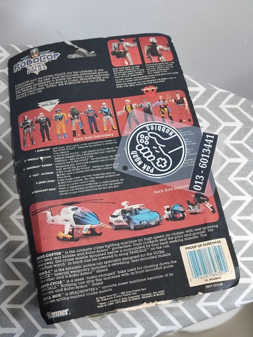 Kenner Robocop Ultra Police Dr. McNamara, Hobbies & Toys, Toys & Games ...