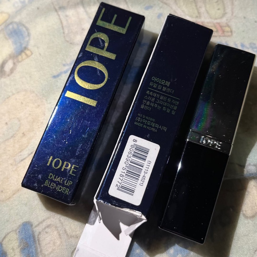 Korea IOPE Dual Lip Blender IOPE Dual Lips Blender IOPE雙色月蝕唇膏 lope lip, 美容＆個人護理, 健康及美容 - 皮膚護理 ...