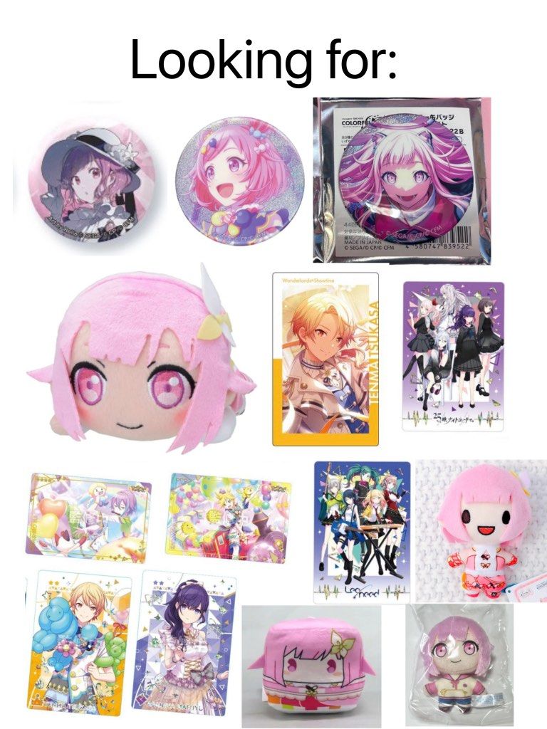 Looking for: Project Sekai merch, Hobbies & Toys, Memorabilia ...