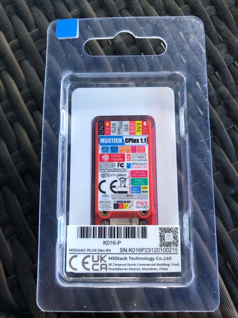 M5Stack M5StickC PLUS 32 Bit MCU ESP32 Development Kit K016-P, Computers & Tech, Parts ...