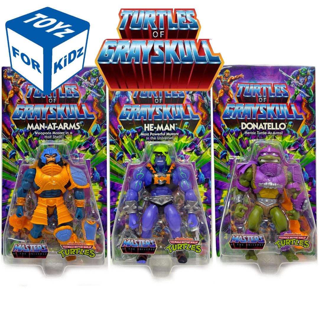 Masters of the Universe: Origins Turtles of Grayskull Set Mutated He ...
