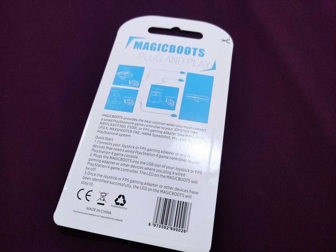 Mayflash Magicboots USB v1.1 PS4 PS5 Arcade Controller Hitbox, Video ...