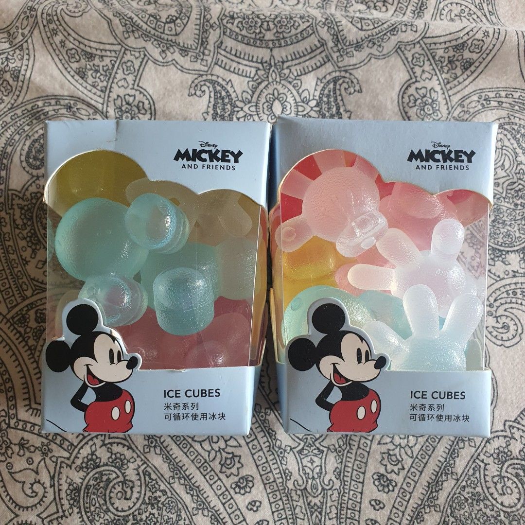 Miniso Mickey Mouse Reusable Ice Cubes Blocks 12pcs., Furniture & Home ...