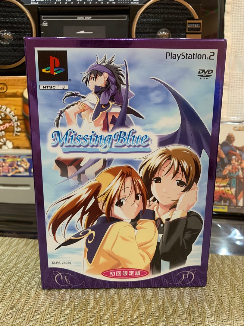 Missing Blue Limited Edition Missing Blue PS2 Full Set Box Japan, Video ...