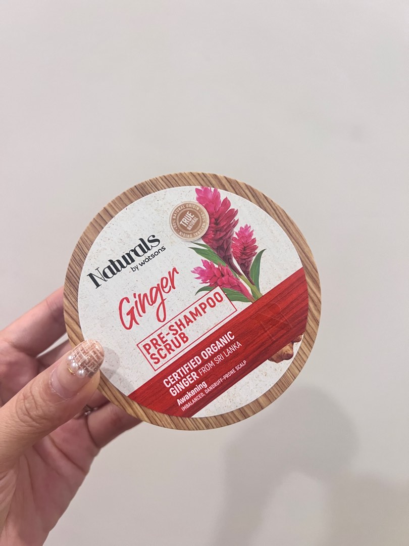 NATURALS BY WATSONS Ginger Pre-shampoo Scrub 150ml, Beauty & Personal ...
