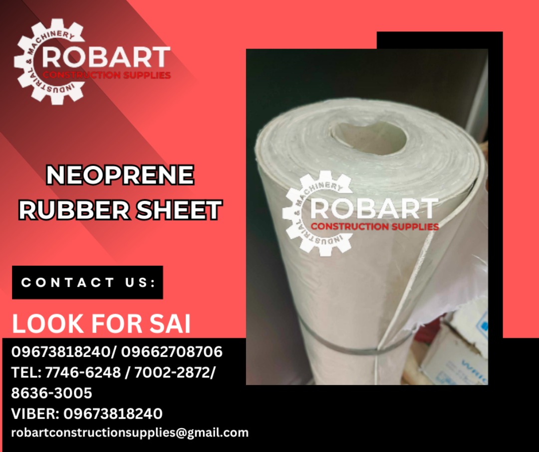 Neoprene Rubber Sheet, Commercial & Industrial, Construction Tools ...