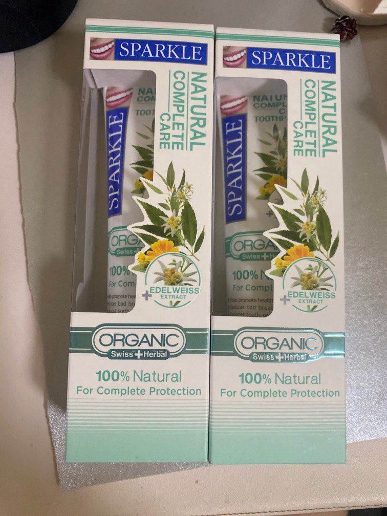 New authentic sparkle toothpaste 100g, Beauty & Personal Care, Oral ...